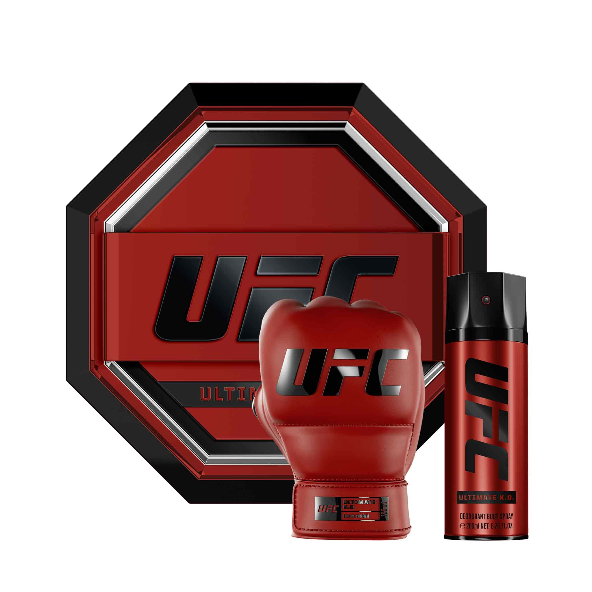UFC Ultimate K.O. Coffret Perfume 100 ml + Body Spray – Hey Beauty